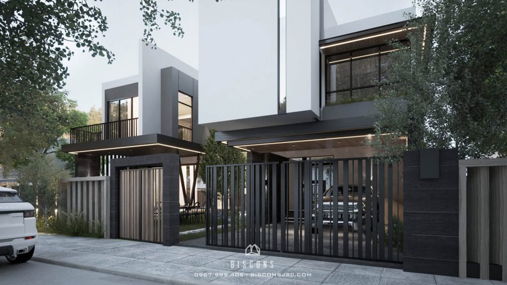 Mẫu thiết kế biệt thự hiện đại HQ HOUSE | Biscons Jsc